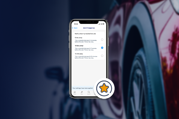 Product Update - Custom Lot Notifications on the BCA Buyer App